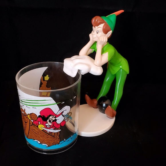 Disney | Toys | Disney Peter Pan Figure With Cup | Poshmark